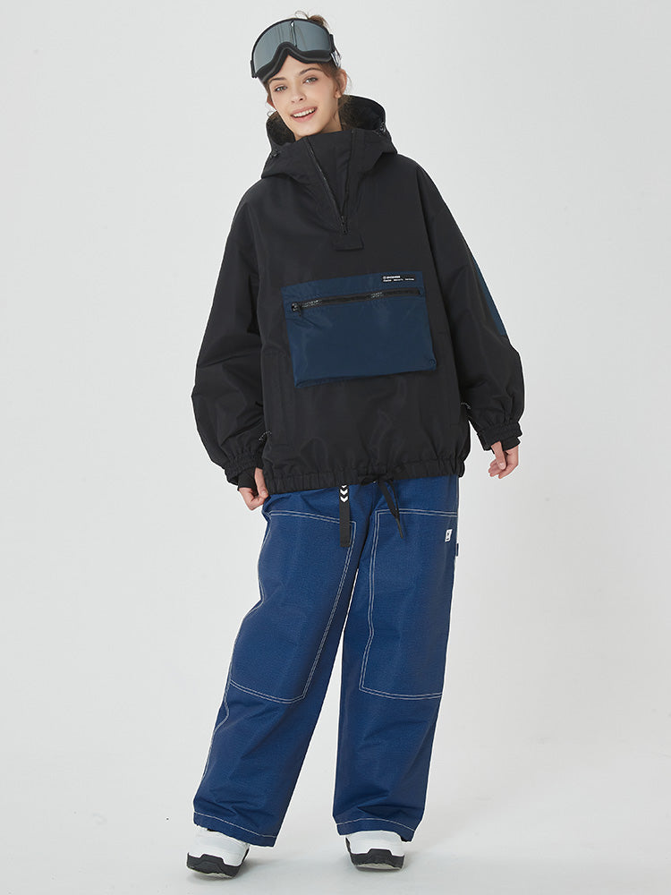 Women's Mountain Freerider Freestyle Snowsuits Baggy Snowboard Suit | Snowverb Australia