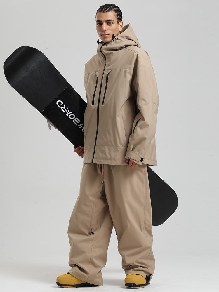 Men's Gsou Snow Durable Mountain Pro Insulated Wind Armor Snow Suits ...