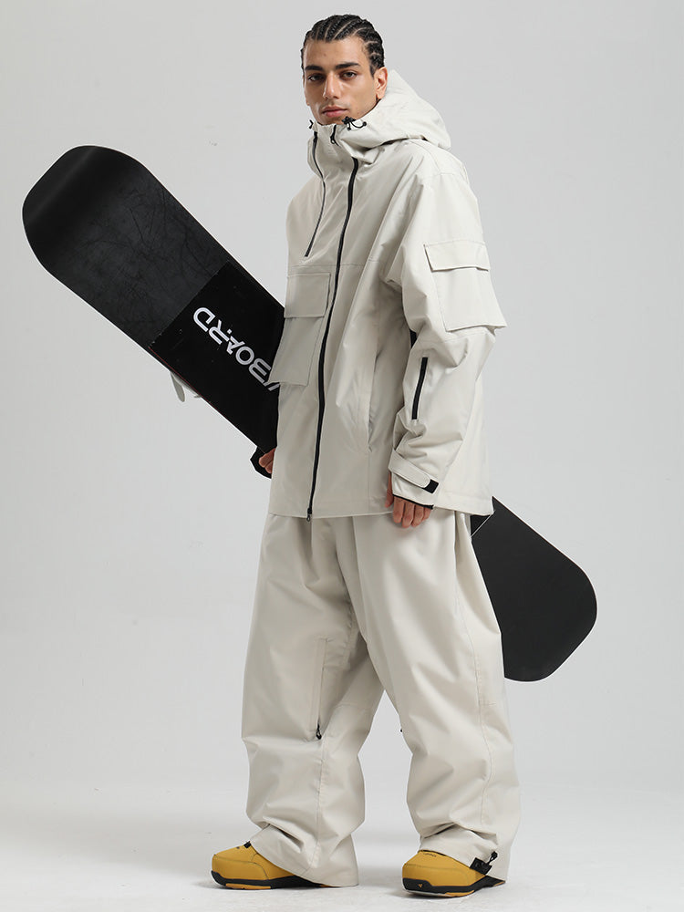 Men's Gsou Snow Terrain Flow FlexZip Hybrid Cargo Snowboard Suits ...