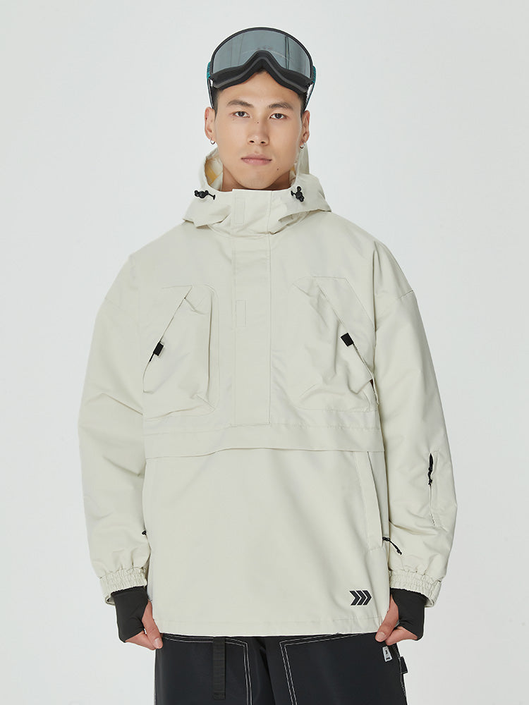 Men's Mountain Freerider Baggy Anorak Snowboard Jacket | Snowverb Australia