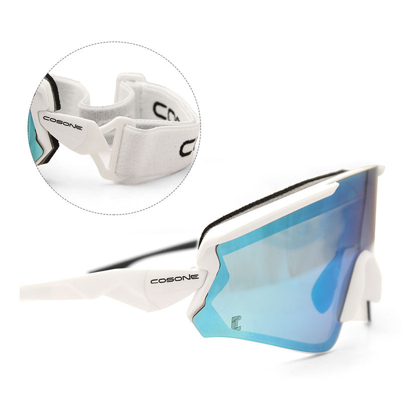 Cosone Unisex Cycling & Ski Glasses Goggles Convertible 2 in 1 ...