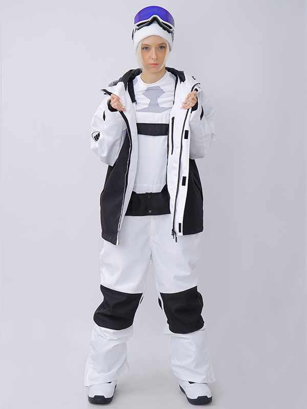 Women's Snowverb Alpine Ranger Colorblock Reflective Snow Suits ...