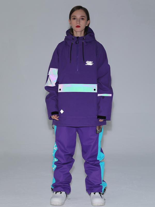 Men's Gsou Snow Unisex Reflective Mountain Mission Snow Suits ...