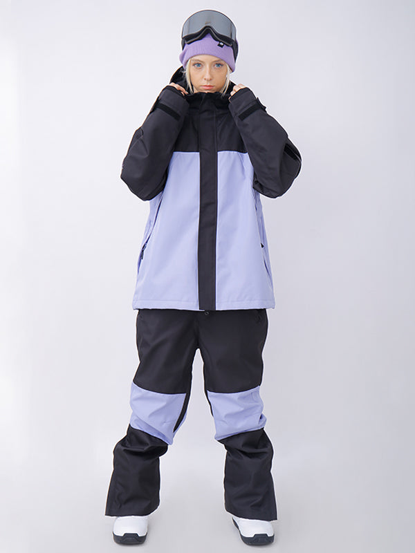 Women's Snowverb Alpine Ranger Colorblock Reflective Snow Suits ...